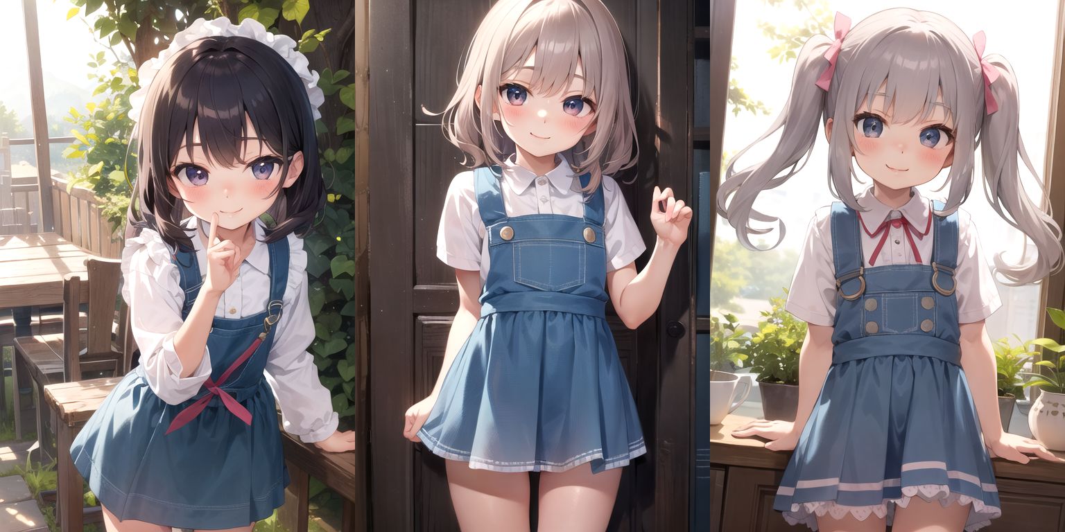 【Stable Diffusion】服装に影響のある呪文・プロンプトの組み合わせ100×extra（ジャンパースカート編） | mndkblg