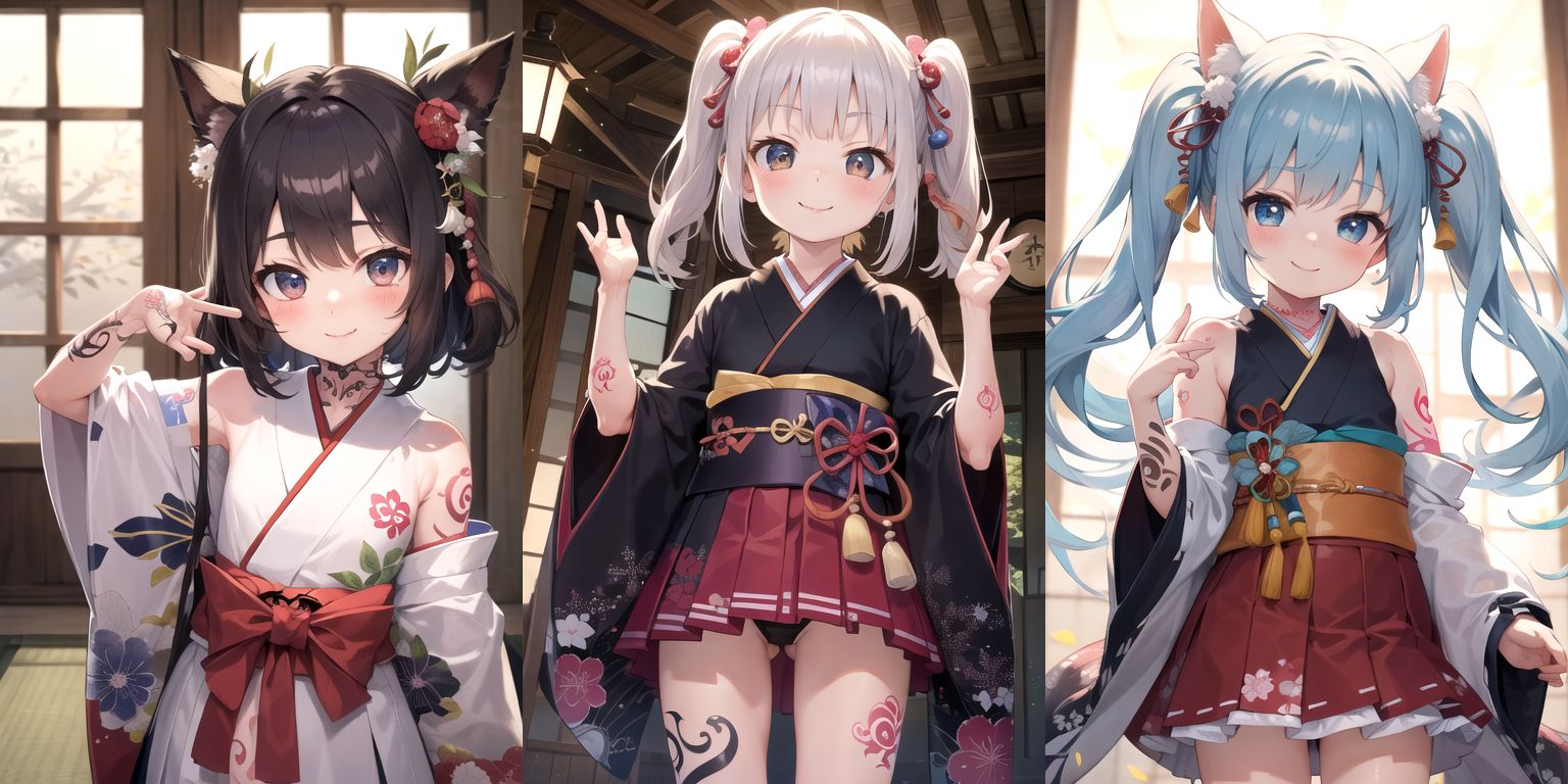 【Stable Diffusion】服装に影響のある呪文・プロンプトの組み合わせ100×extra（タトゥー編） | mndkblg