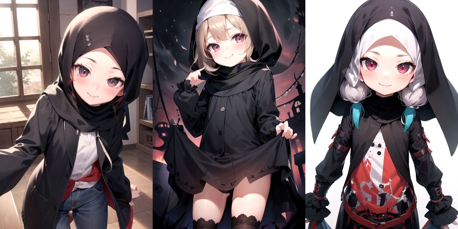 【Stable Diffusion】服装に影響のある呪文・プロンプトの組み合わせ100×extra（ヒジャブ編） | mndkblg