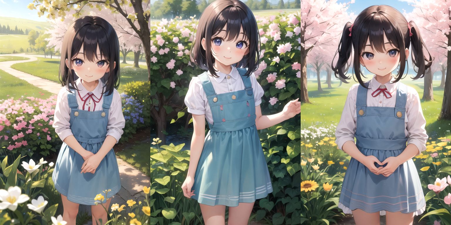 【Stable Diffusion】服装に影響のある呪文・プロンプトの組み合わせ100×extra（ジャンパースカート編） | mndkblg